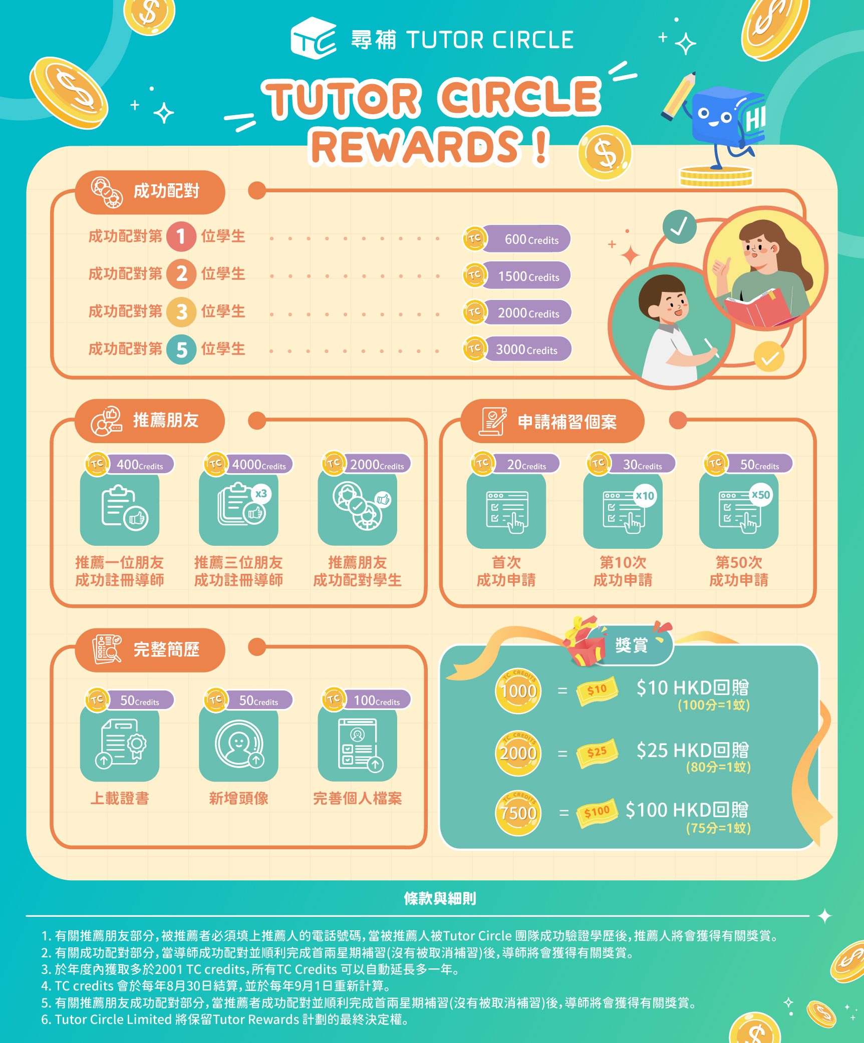 Tutor Circle Reward™